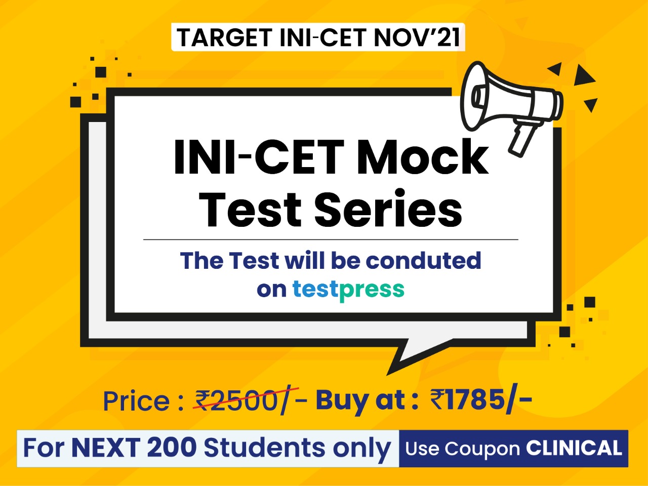 DBMCI Live INI-CET Mock Test Now Available