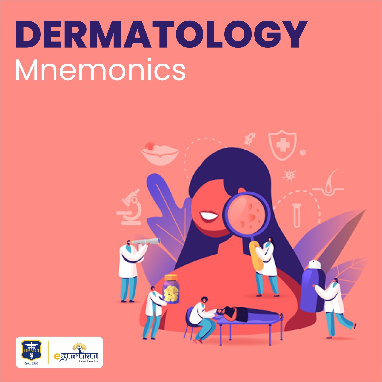 Dermatology Mnemonics for NEET PG: Ophthalmology Mnemonics